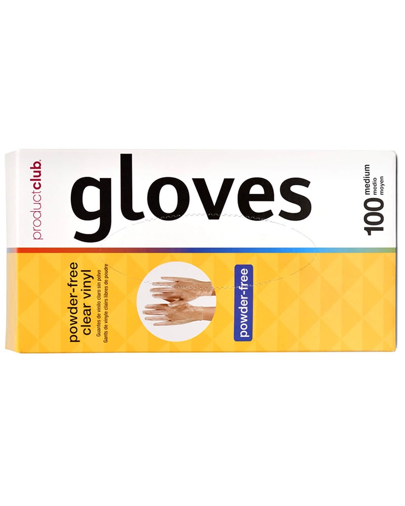 Burmax Product Club Gloves Vinyl Powdered Clear Medium Box/100– United ...