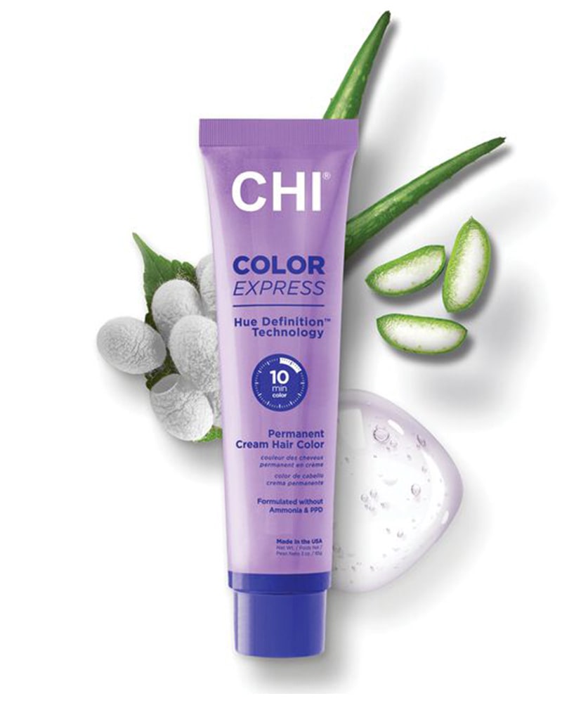 Chi Color Express Permanent Cream Hair Color 5W Medium Warm Brown 3 oz