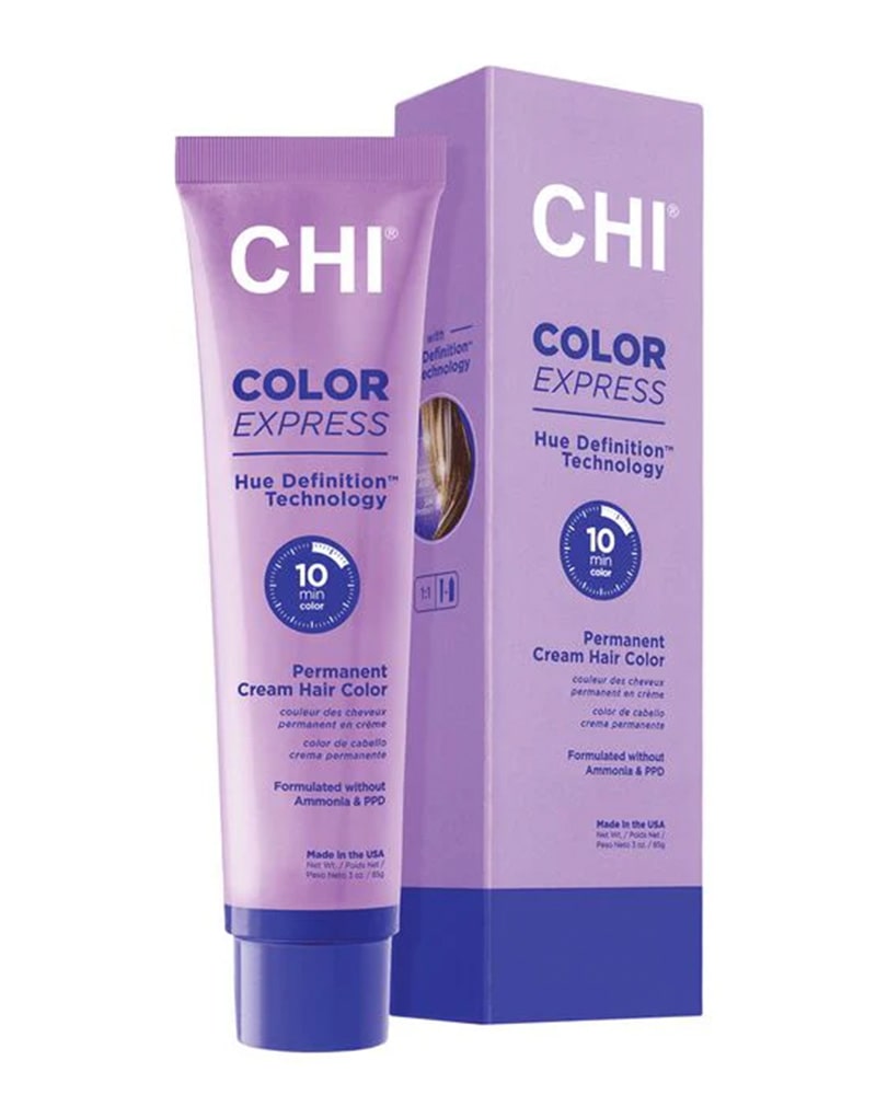 Chi Color Express Permanent Cream Hair Color 5W Medium Warm Brown 3 oz