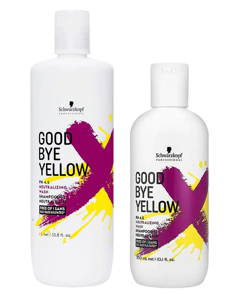 Schwarzkopf Goodbye Yellow Neutralizing Wash Shampoo for Sale– United ...