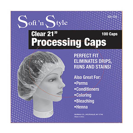 Soft N' Style Processing Caps - 100pc for Sale